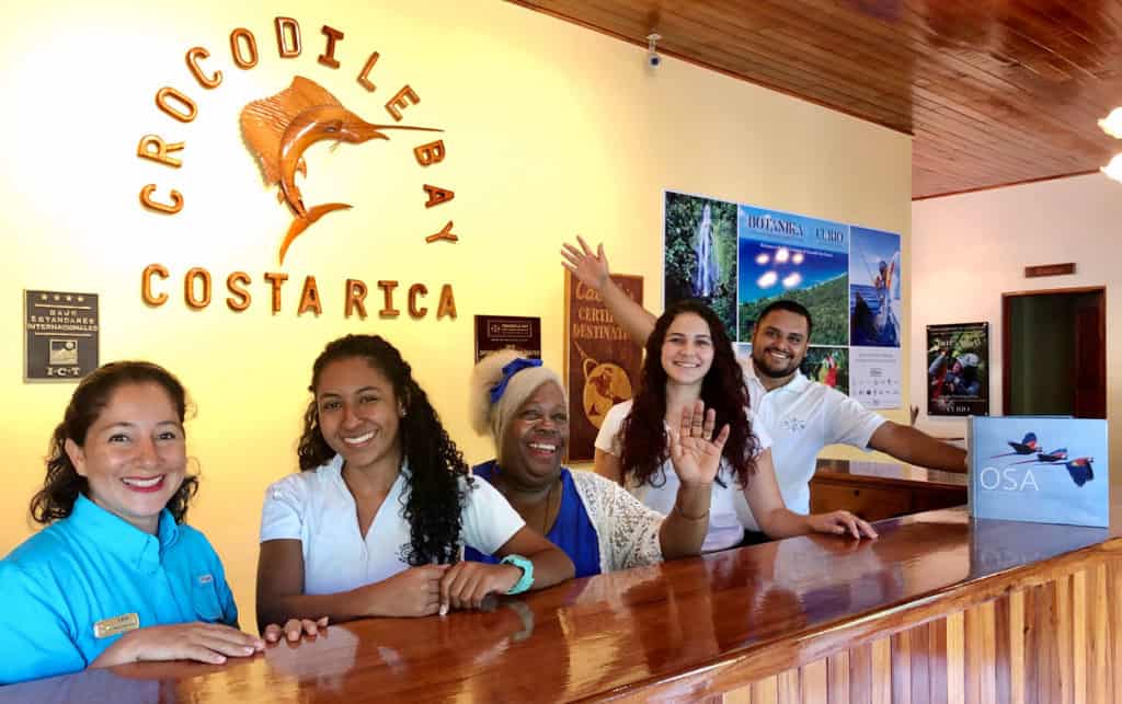 Meet our Welcoming Front Desk Staff at Crocodile Bay Resort